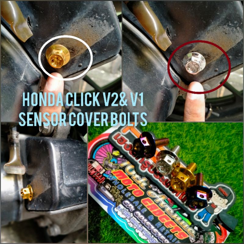 Sensor bolts cover bolts for Honda click 125/150i | Shopee Philippines