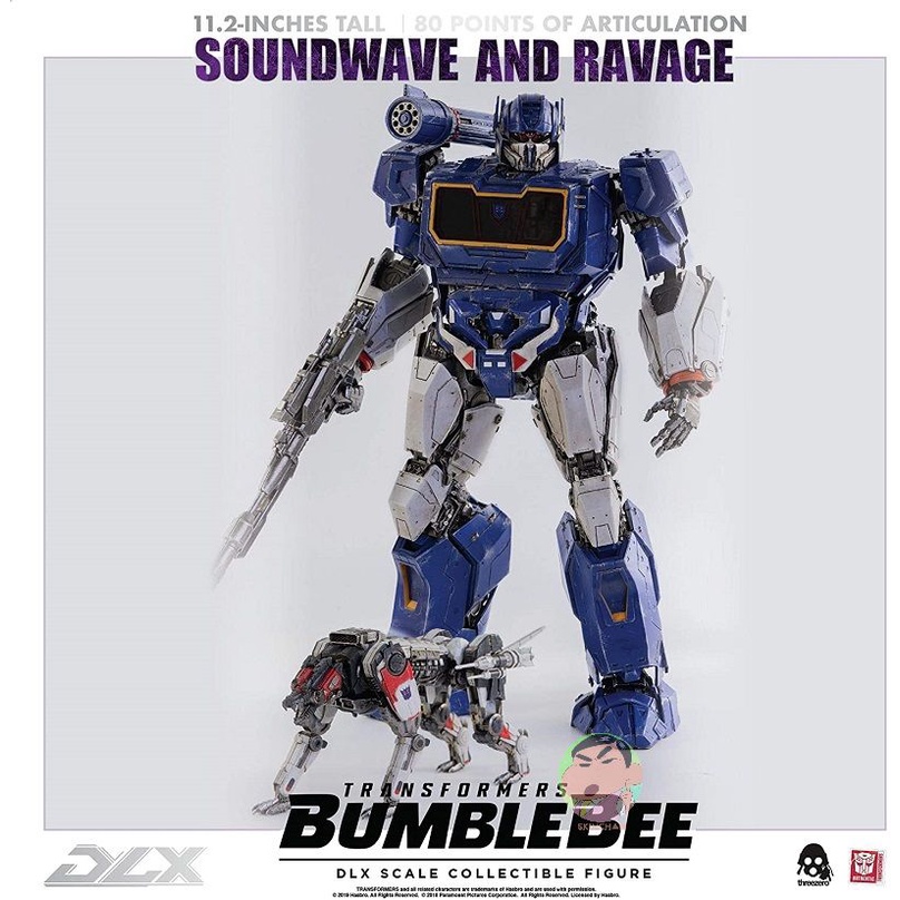 ThreeZero 3A Transformers DLX Soundwave And Ravage Completed Model ...