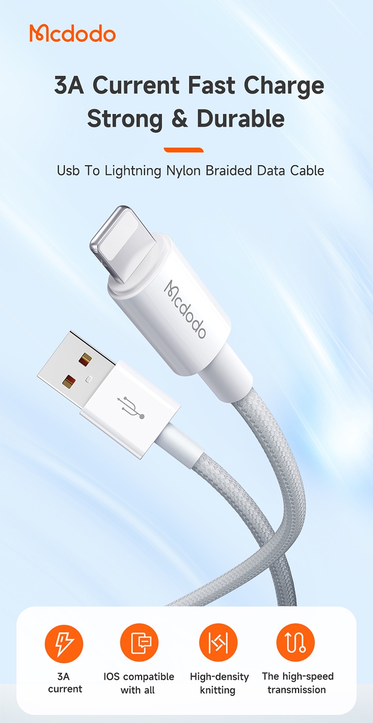 Mcdodo IOS Cable 60W / 36W PD Type-C to IP 15 14 Pro Max 13 12 11 Xr 8 ...