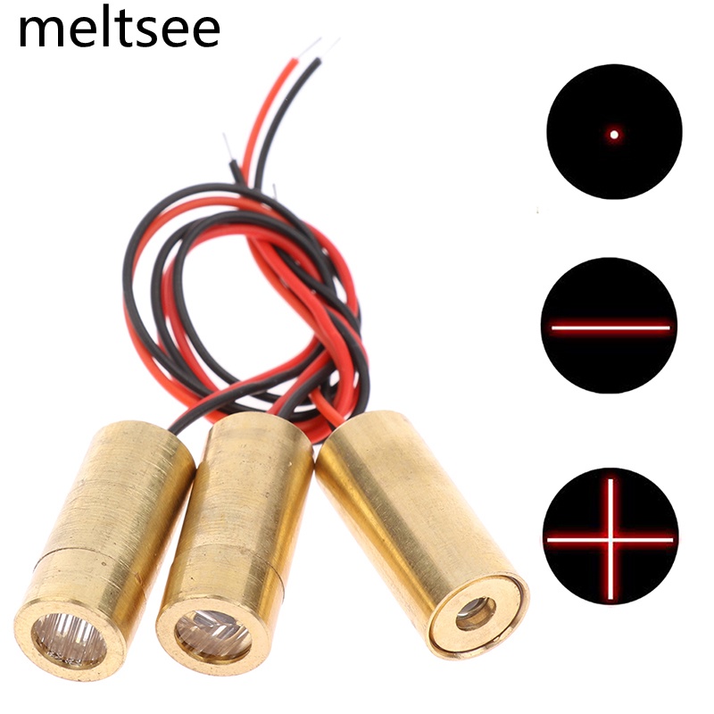 Laser Head 650nm 9mm 3V 50mW Laser Cross Diode Module Red Copper Head ...