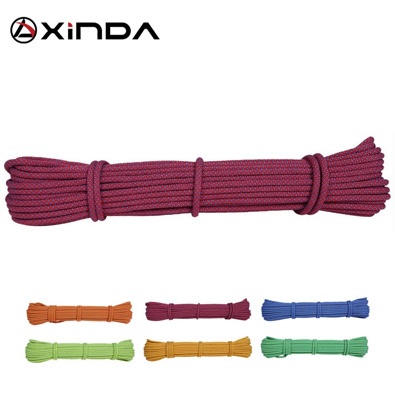 XINDA Escalada 10m Paracord Rock Climbing Rope Accessories Cord 6mm ...