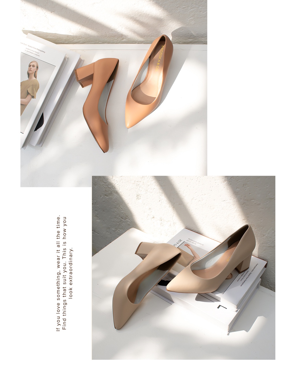 [BABY FORM UP 1 SIZE] - Erosska pointed toe high heels, basic style ...