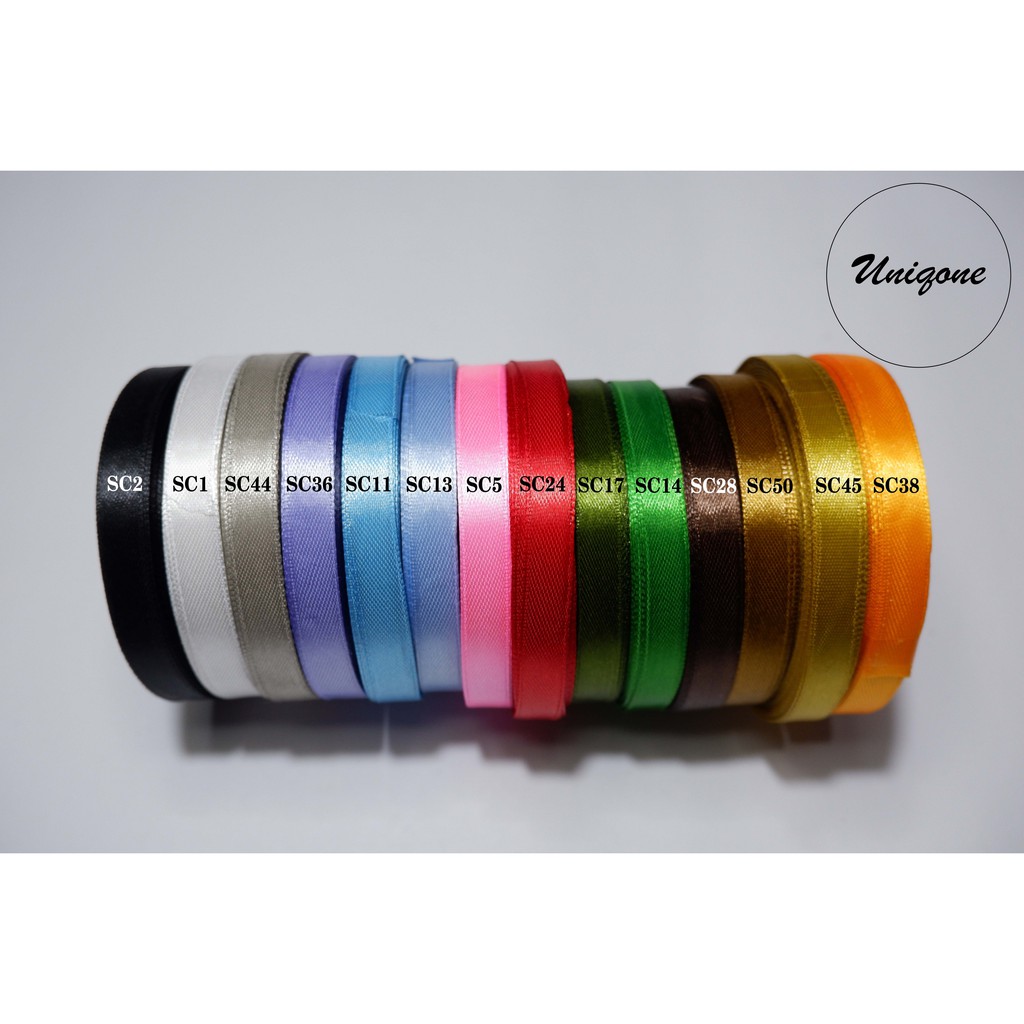 Satin Ribbon 3/8 Inch (1 cm) / Satin Ribbon 3/8" (1 cm) | Shopee ...