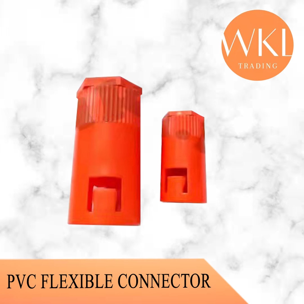 PVC FLEXIBLE CONNECTOR 1/2 , 3/4 | Shopee Philippines