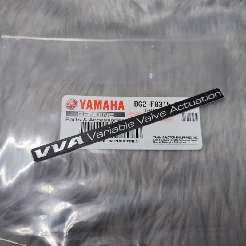 Yamaha Genuine VVA Variable Valve Actuation Sticker 12X0.7cm | Shopee ...