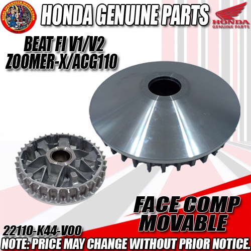 BEAT Fi V1&V2/ZOOMER-X FACE COMP MOVABLE (HPI) (GENUINE: 22110-K44-V00 ...