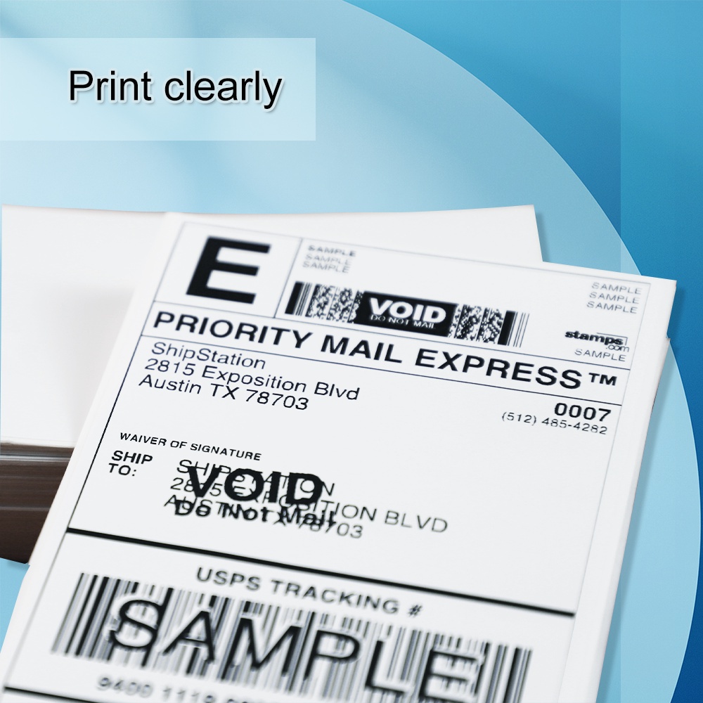 Waybill Stickers A6/A8 76*130mm Thermal Label Printer Paper Waterproof ...