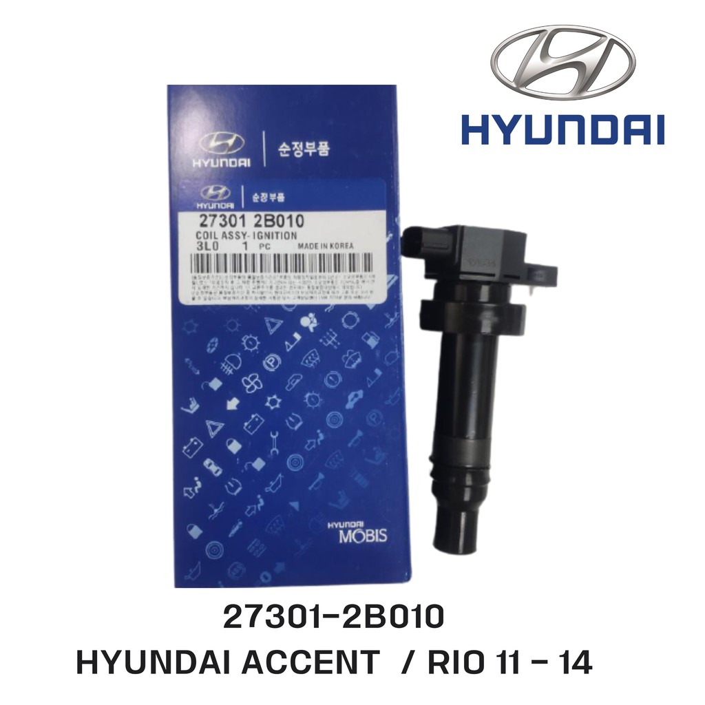Ignition Coil for Hyundai Accent 2011-2015 (27301-2B010) | Shopee ...