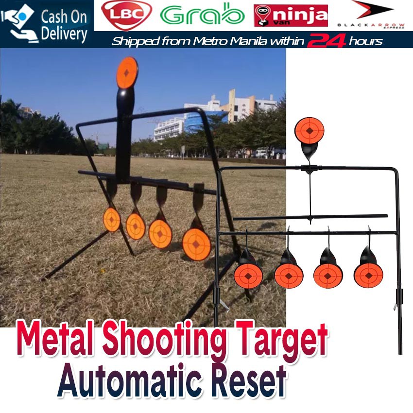 【Fast Delivery】Outdoor Sports Target Metal Automatic Reset Shooting Target Wind Chimes | Shopee ...