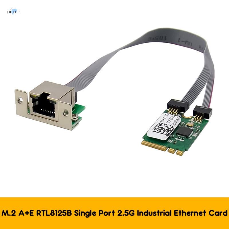 M.2 A+E KEY 2.5G Ethernet LAN Card RTL8125B Industrial Control Network ...