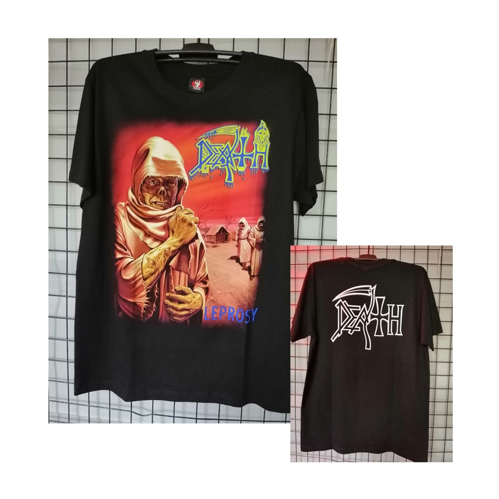 DEATH BAND SHIRT Leprosy/ ROCK BAND SHIRT/ LARGE SIZE ONLY | Shopee ...