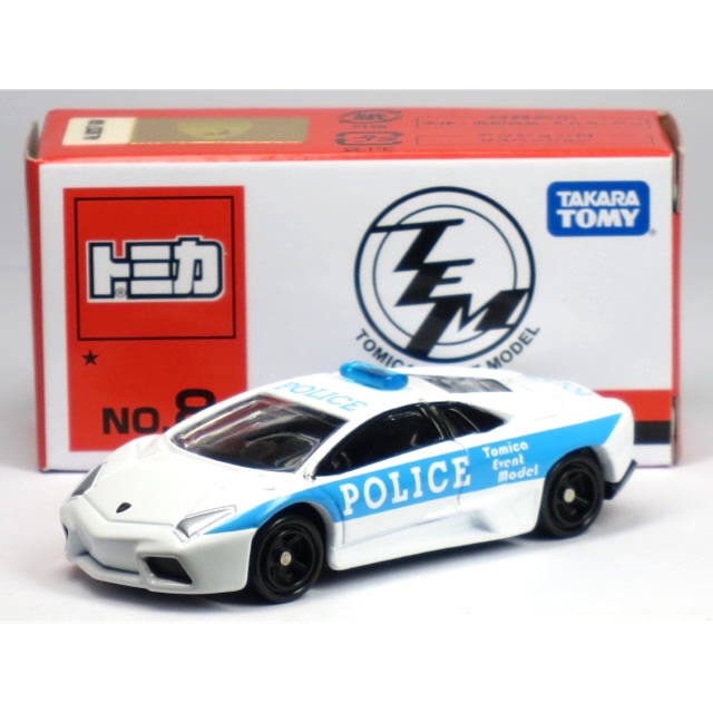 Tomica Event Model TEM No.8 Lamborghini Reventon Patrol Car Police Car ...