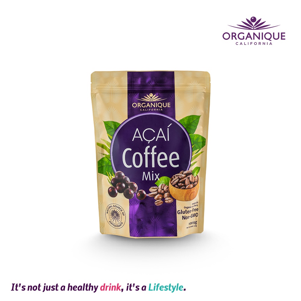 Organique Açaí Coffee Mix Stand Up Pouch 25 g x 10 | Shopee Philippines