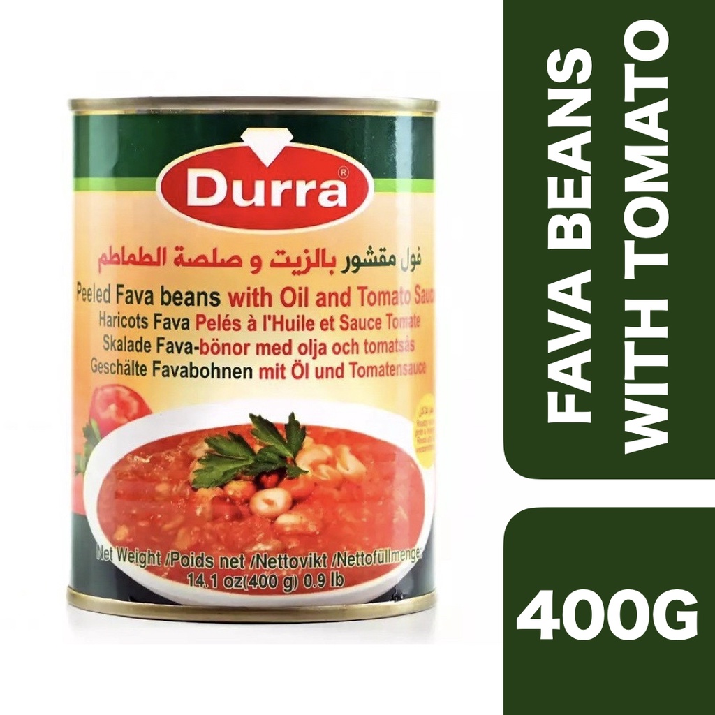 Durra Fava Beans in Tomato Sauce 400g ++ Dura in 400g. | Shopee Philippines