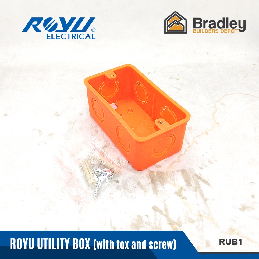 Royu Utility Box (with tox and screw) RUB1 | Shopee Philippines