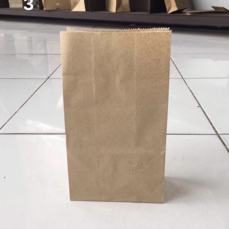100pcs Brown Paper Bag (Takeout Bag/Supot) #1, #2, #3, #4, #5, #6, #8 ...