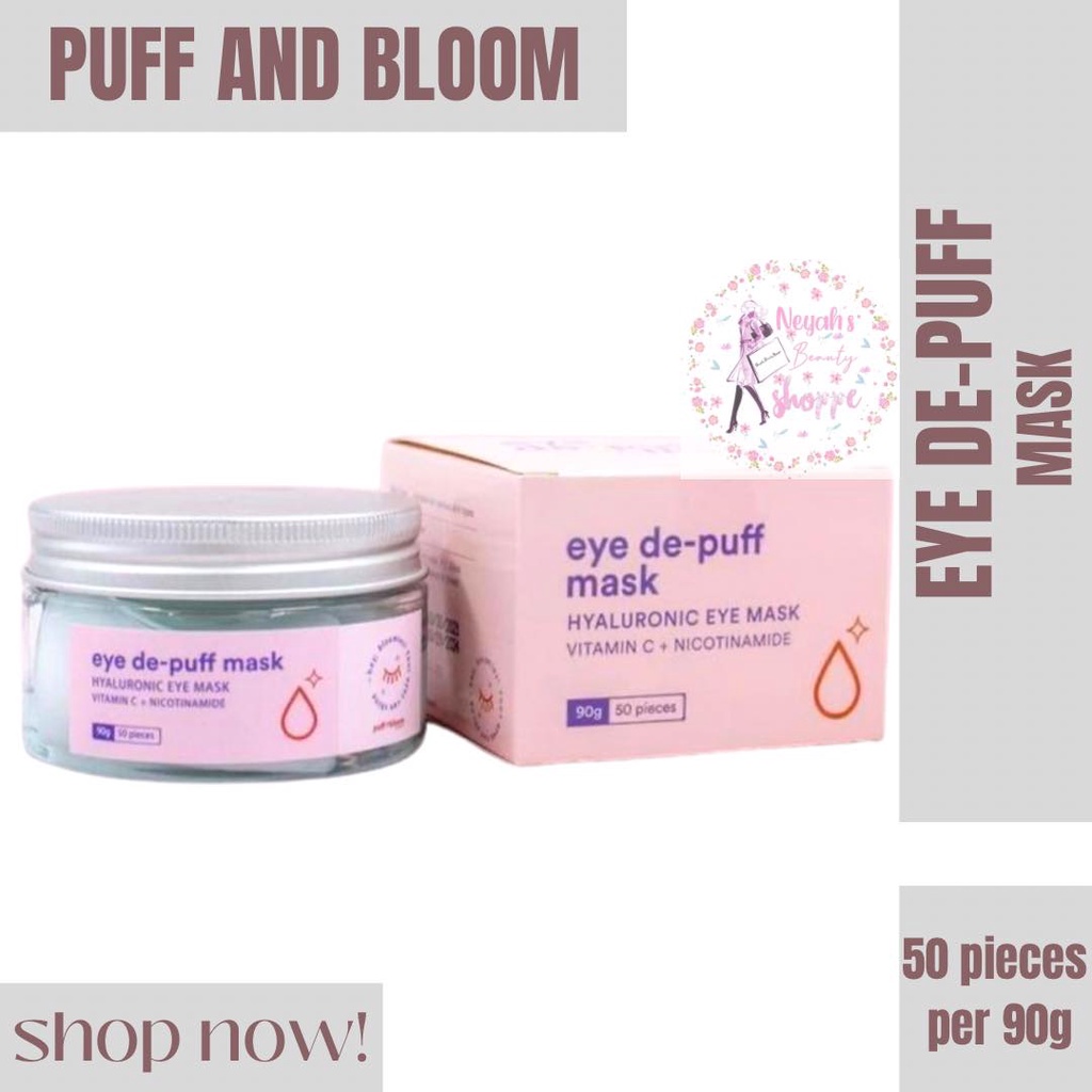 Puff Bloom Eye De-Puff Mask 90g (50 pieces) | Shopee Philippines