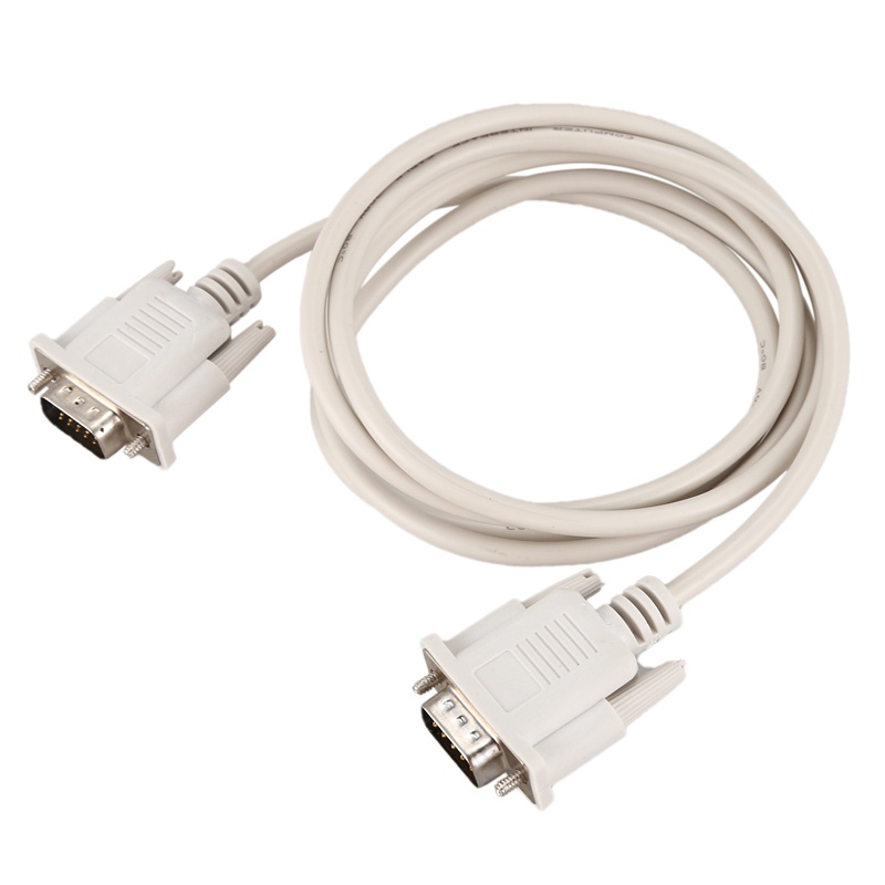 1.4M RS232 DB9 9 Pin Male to VGA Video 15 Pin Male Adapter Cable Light ...