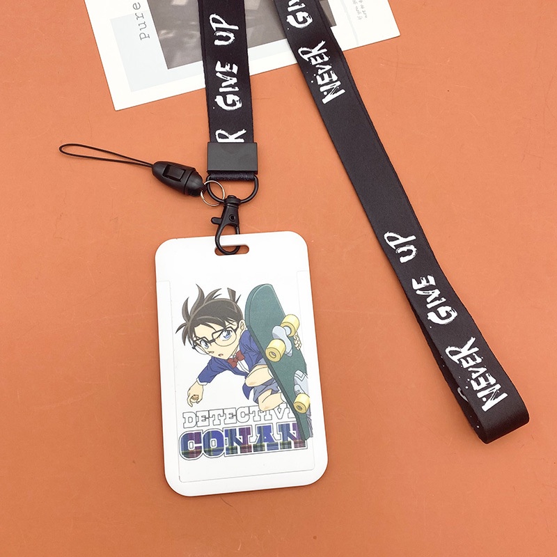 Anime Detective Conan Kaitou Kiddo Student card holder ID card bus card ...