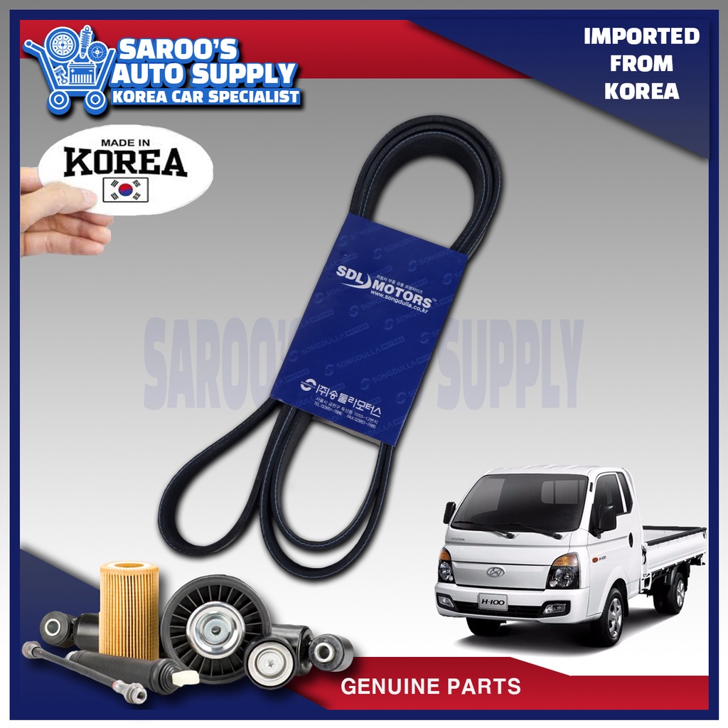 Fan Belt / V-belt For Hyundai Porter2 / H100 , Made In Korea, Brand New ...