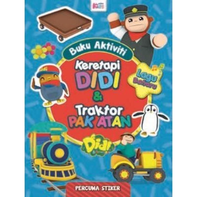 Didi & Friends Activity Book: Didi Train & Pak Atan Tractor (Sticker ...