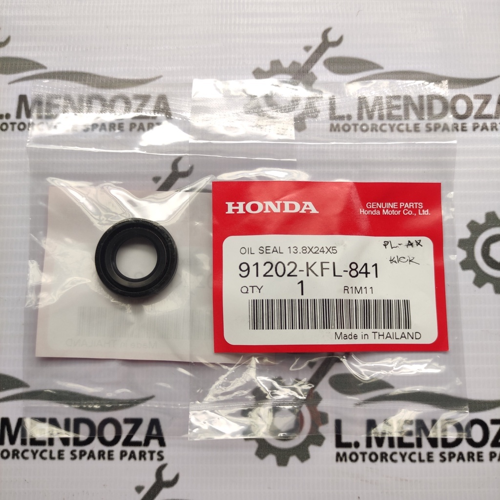 Honda XRM 110 Wave 100 Oil Seal Kick Starter 13.8x24x5 Genuine 91202 ...
