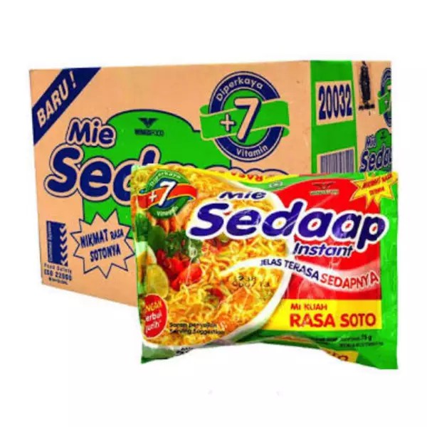 Sedaap Noodle Taste Soto 75 Gram 1 Pcs | Shopee Philippines