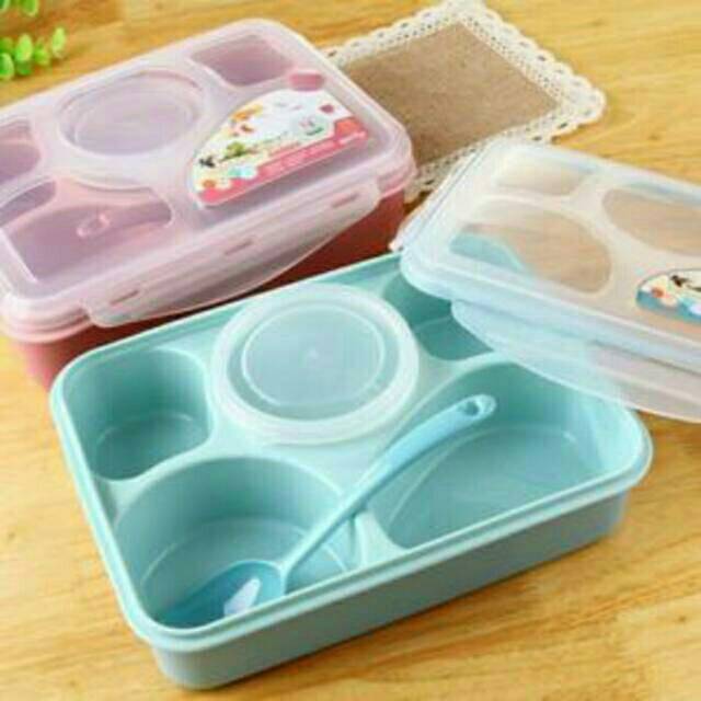 This Special Price, Yooyee Lunch box / 5 Bulkhead Lunch box | Shopee ...