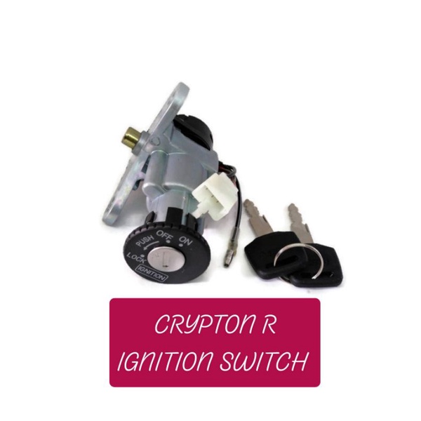 CRYPTON R IGNITION SWITCH (2 KEYS) | Shopee Philippines