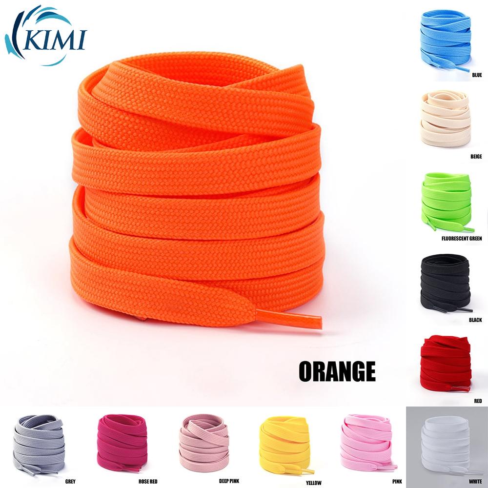 KIMI-Thick Flat Fat Shoe Laces Wide Shoelaces All Shoe Types Trainer ...