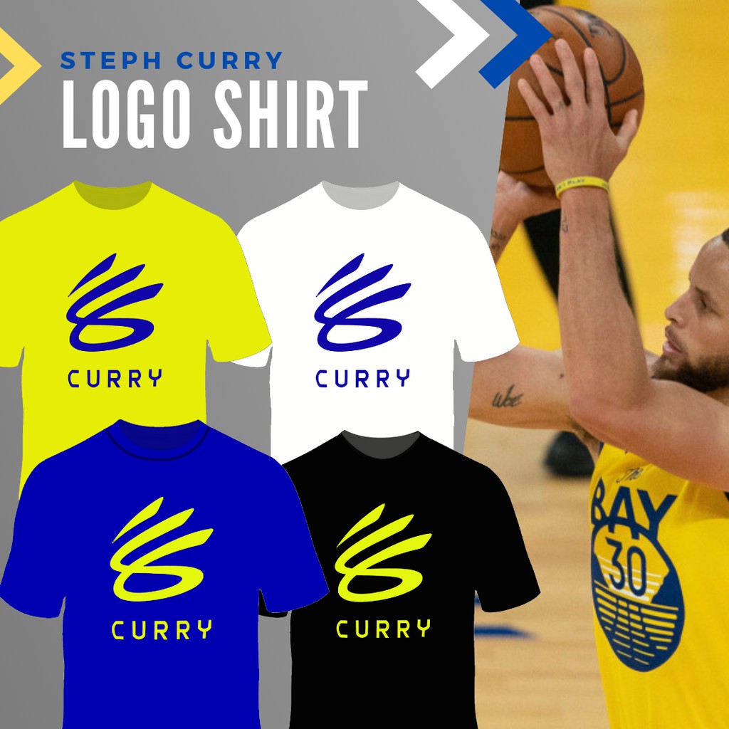 STEPH CURRY NEW LOGO SHIRT 2021 HIGH QUALITY PRINT HIGH QUALITY COTTON ...
