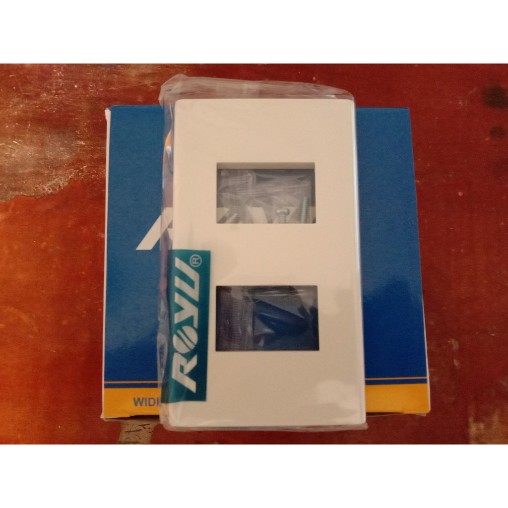 ROYU ( wide series ) plate / switch / universal outlet (10 PCS PER BOX ...