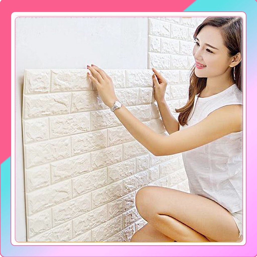 DIY 3D Foam Room Wallpaper adhesive wall decor wall sticker design for ...