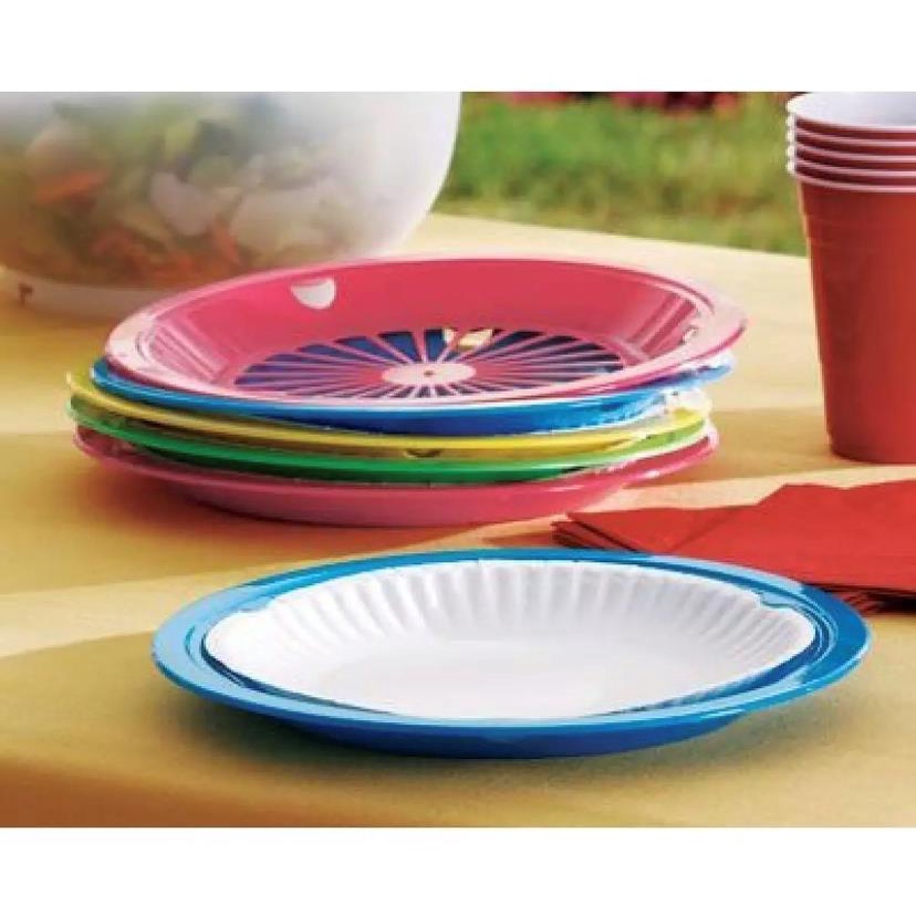 sampaguita( PLASTIC SUPPLIER) 6-pcs Reusable Paper Plate Holder ...