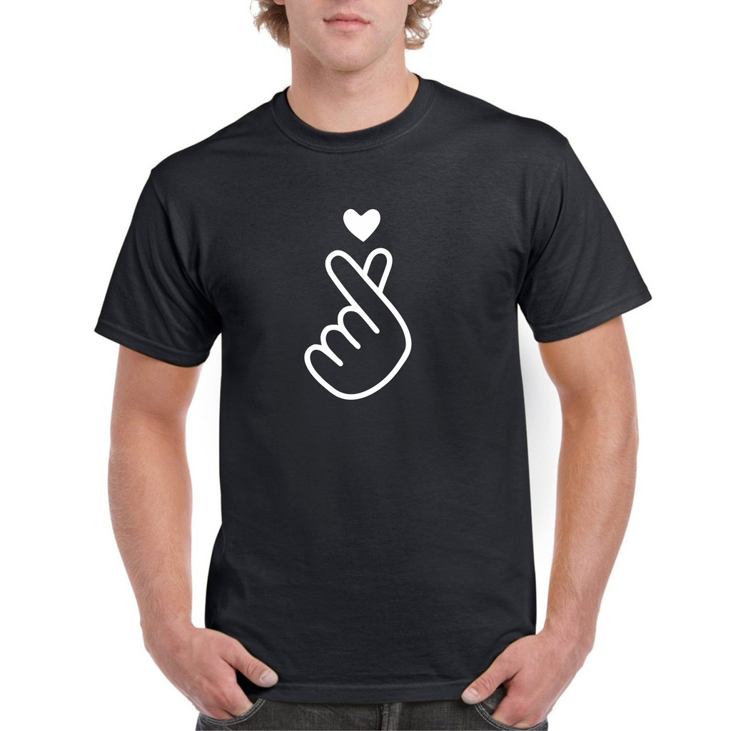 PREMIUM KOREAN LOVE SIGN T-SHIRT (SARANG HAE) | Shopee Philippines