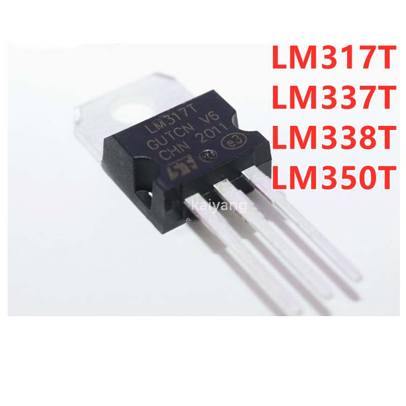 10pcs LM317T LM350T LM338T LM337T LM317 LM350 LM338 LM337 TO-220 Adjustable three-terminal ...