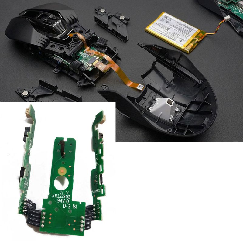 Mouse Micro Switch Mouse Side Button Circuit Board for G900 G903 Hero ...
