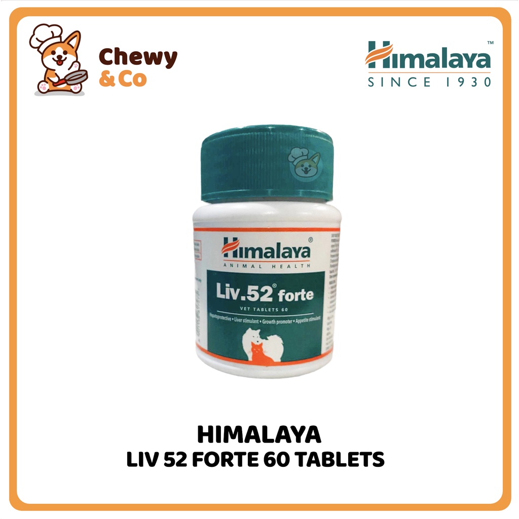 Himalaya Liv 52 Forte Tablets for Cats & Dogs (60 pcs) | Shopee Philippines