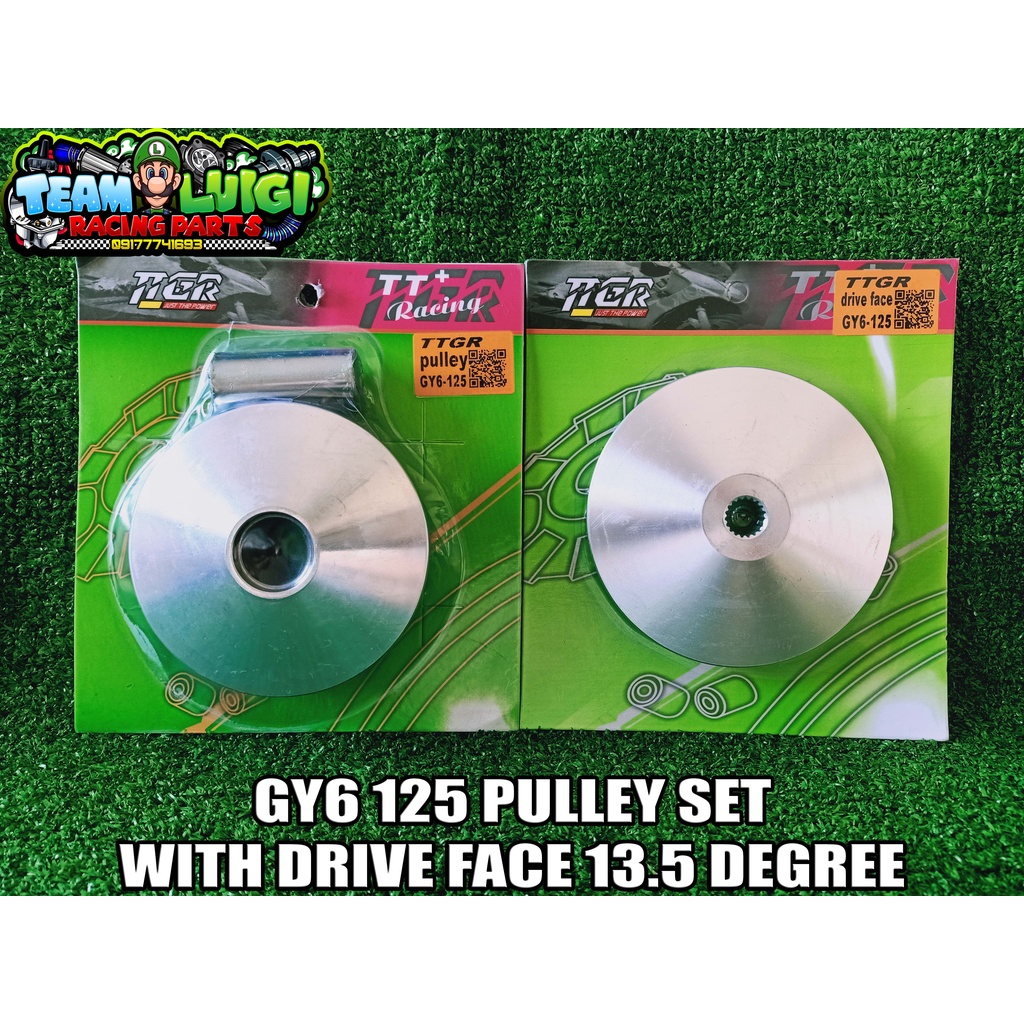 TTGR GY6 125 PULLEY SET 13.5 DEGREE WITH DRIVE FACE | Shopee Philippines