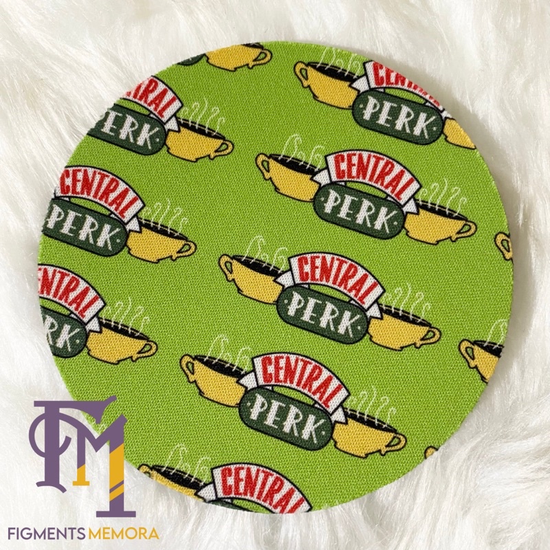 FM | FRIENDS TV Show (Central perk) Round Rubber Coaster | Shopee ...
