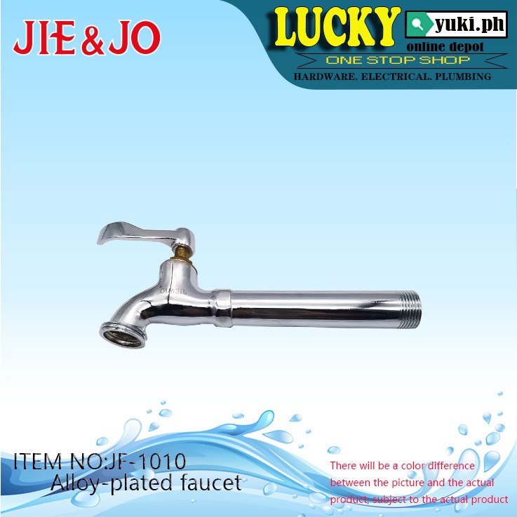 JF1010 JIE&JO Alloy-Plated Faucet 1/2X6 Hose Bibb | Shopee Philippines