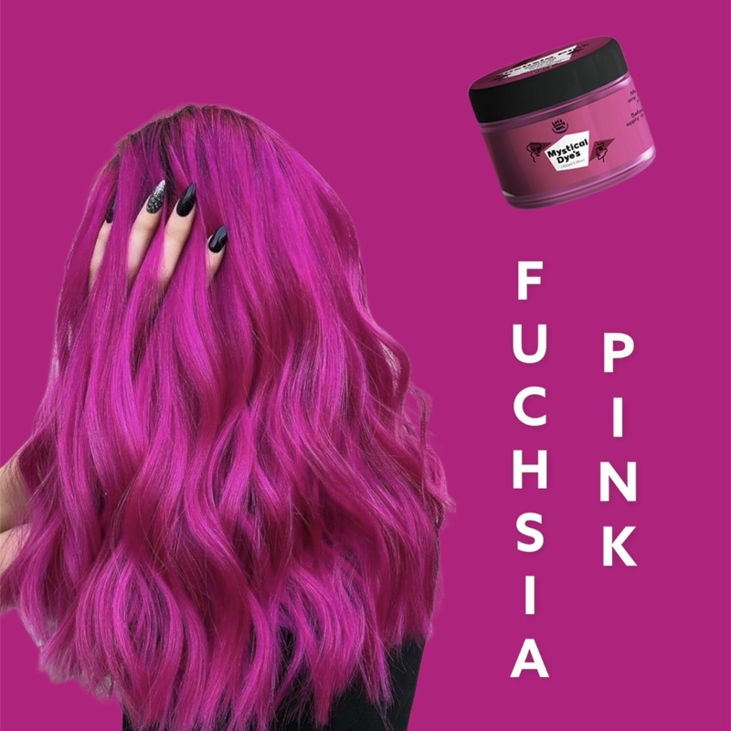 Fuchsia Pink (Pink Purple) Mystical Hair Dye Ready to Apply Tub ...