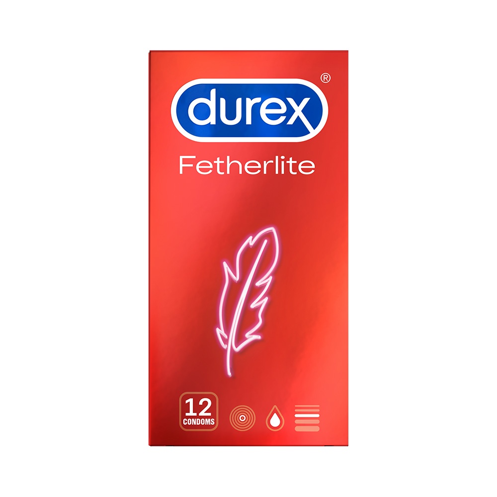 Durex Fetherlite Thinner Lubricated Condoms 12s | Shopee Philippines