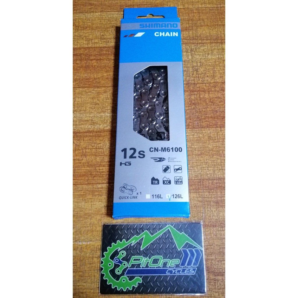 Shimano Deore Chain CN-M6100 Quick-Link 12-speed (126 links) | Shopee ...
