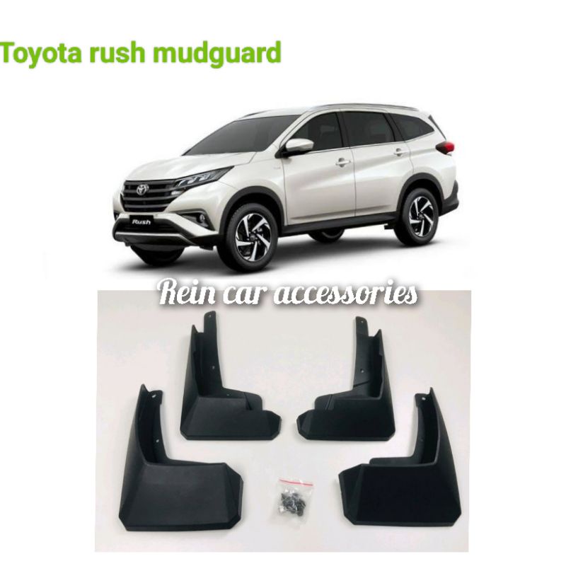 Toyota rush 2018to2022 mudguard with screw | Shopee Philippines