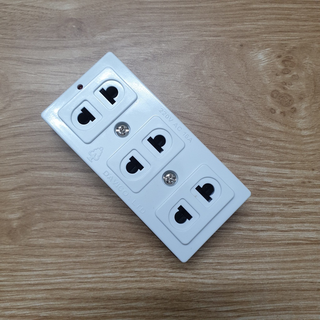 3-hole power outlet with cover (Pine tree brand) | Shopee Philippines