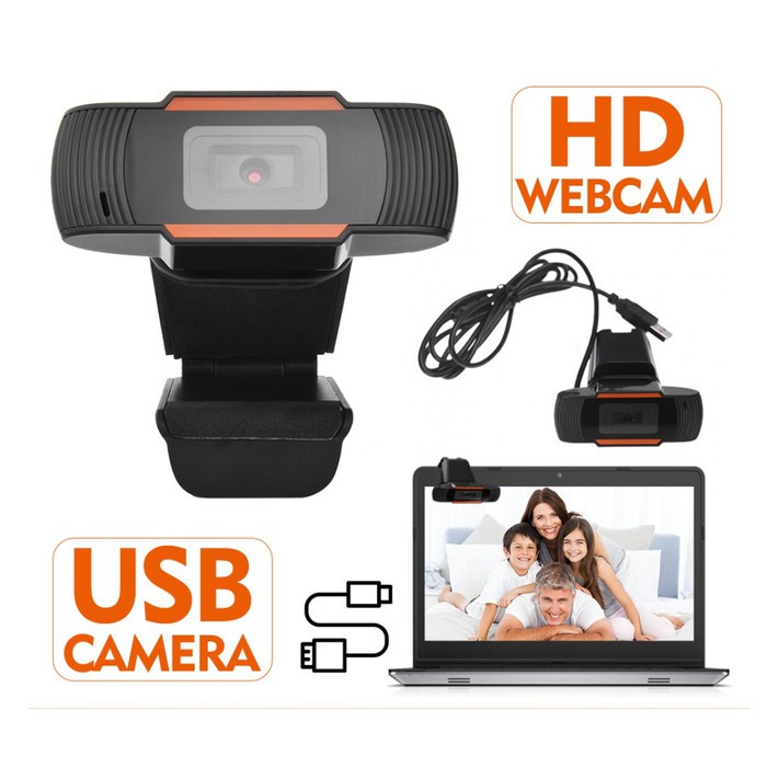 Rotatable HD Webcam PC Laptop Web Cam Mini Camera 12.0M Pixels with ...