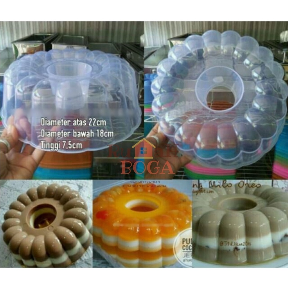 Plastic Longan Polka Dot Pudding Cake Food Pan Mold | Shopee Philippines