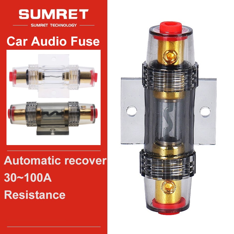 car audio fuse holder Automotive fuse box 86x25mm 10*38mm 30A 40A 60A ...