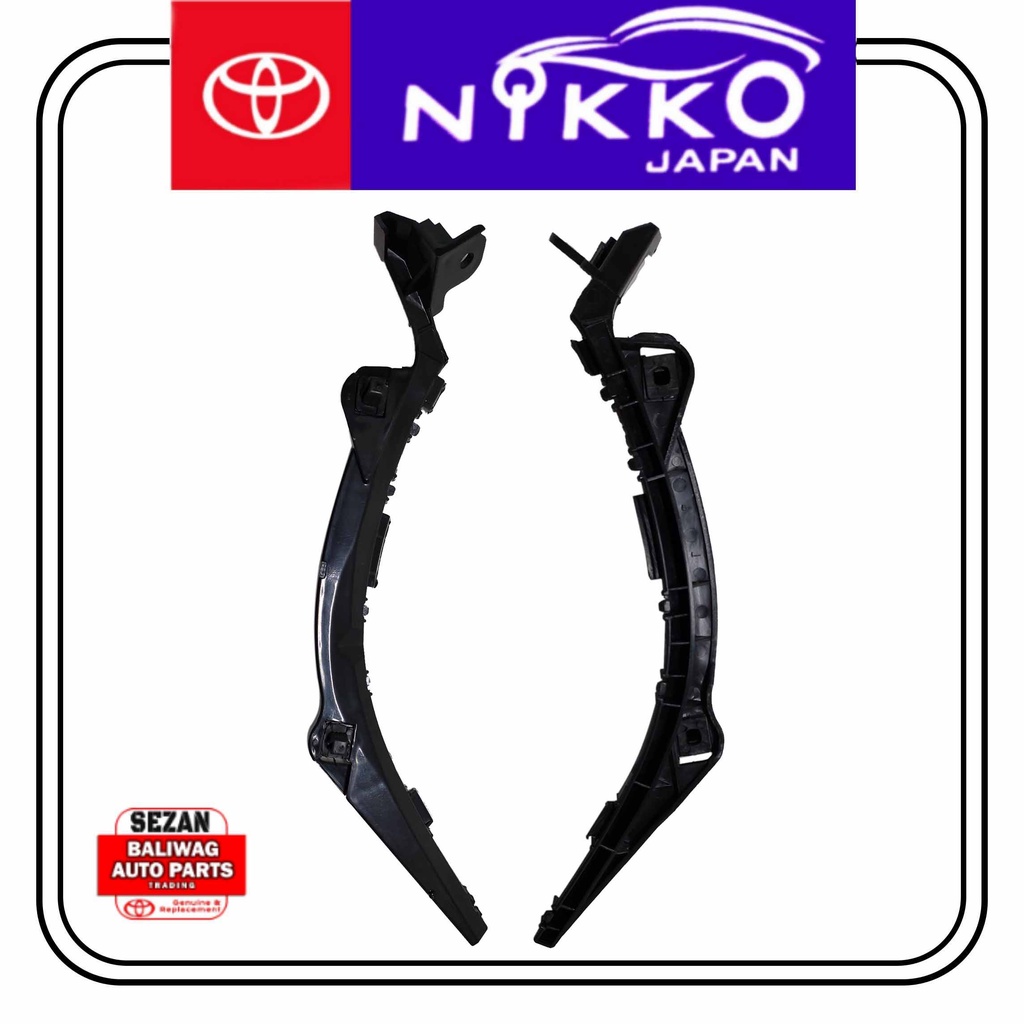 NIKKO JAPAN BUMPER SUPPORT REAR SET TOYOTA VIOS 2002-2008 52575-0D020 ...